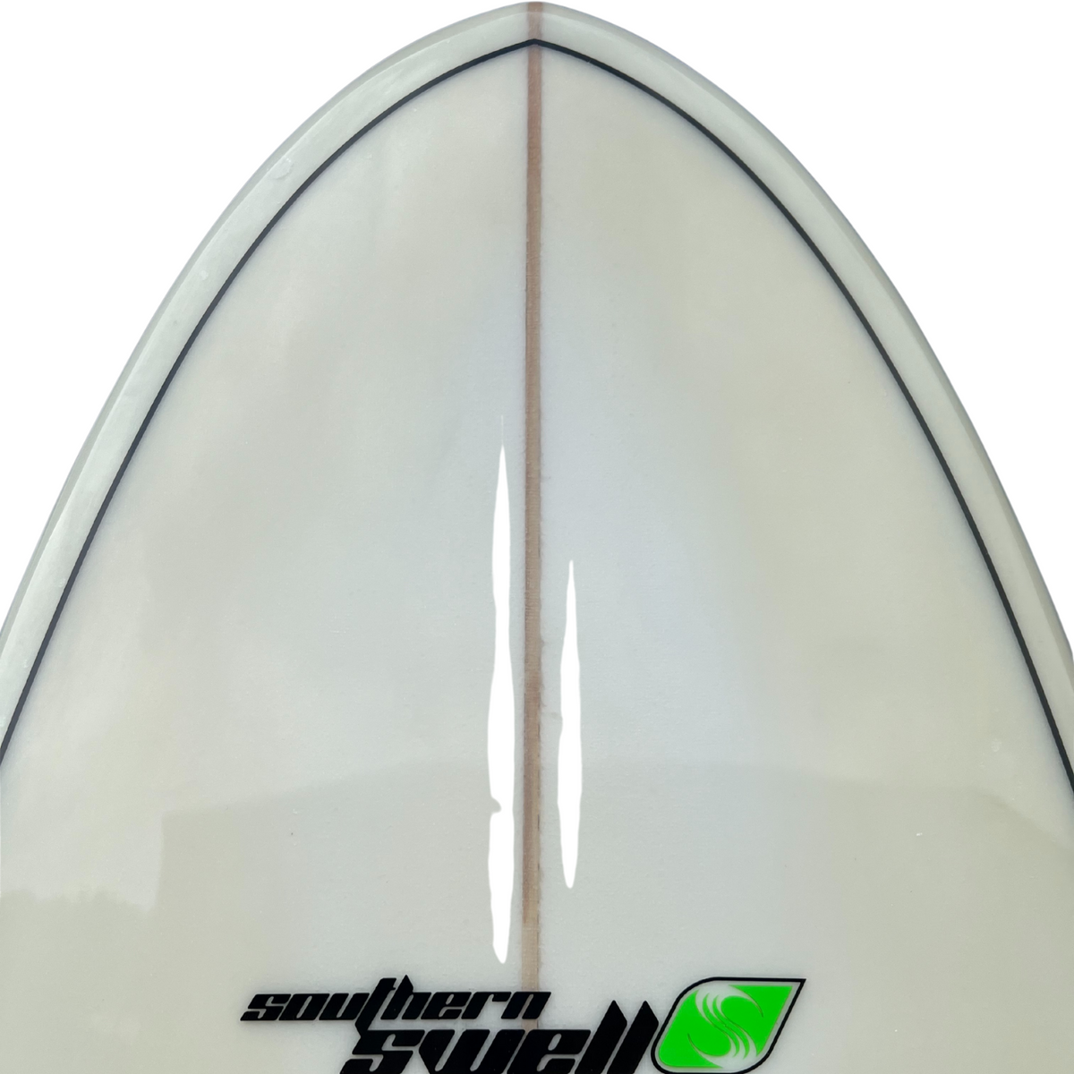 8ft Southern Swells Round Tail Clear Epoxy Finish (FINS Included ...